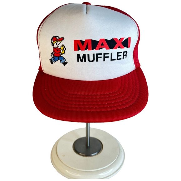 Vernon Headliner | Accessories | Vintage Maxi Muffler Truck Hat Logo ...